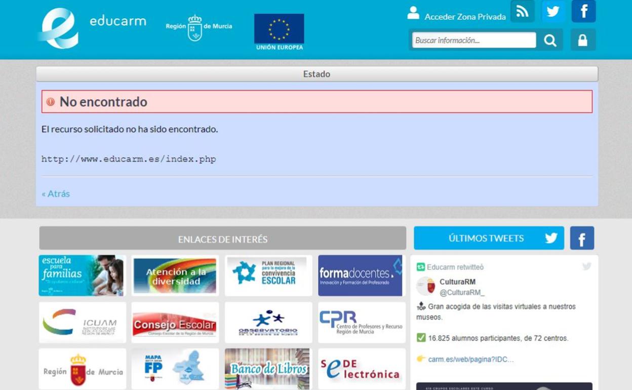 El inicio de la publicación de las notas de las oposiciones colapsa la web de Educación | La Verdad